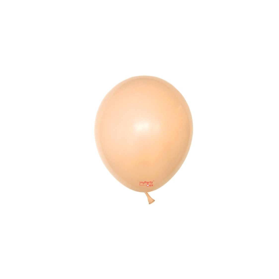 5" (12cm) Pastel Matte Malibu Peach Mini Latex Balloon in NZ ...
