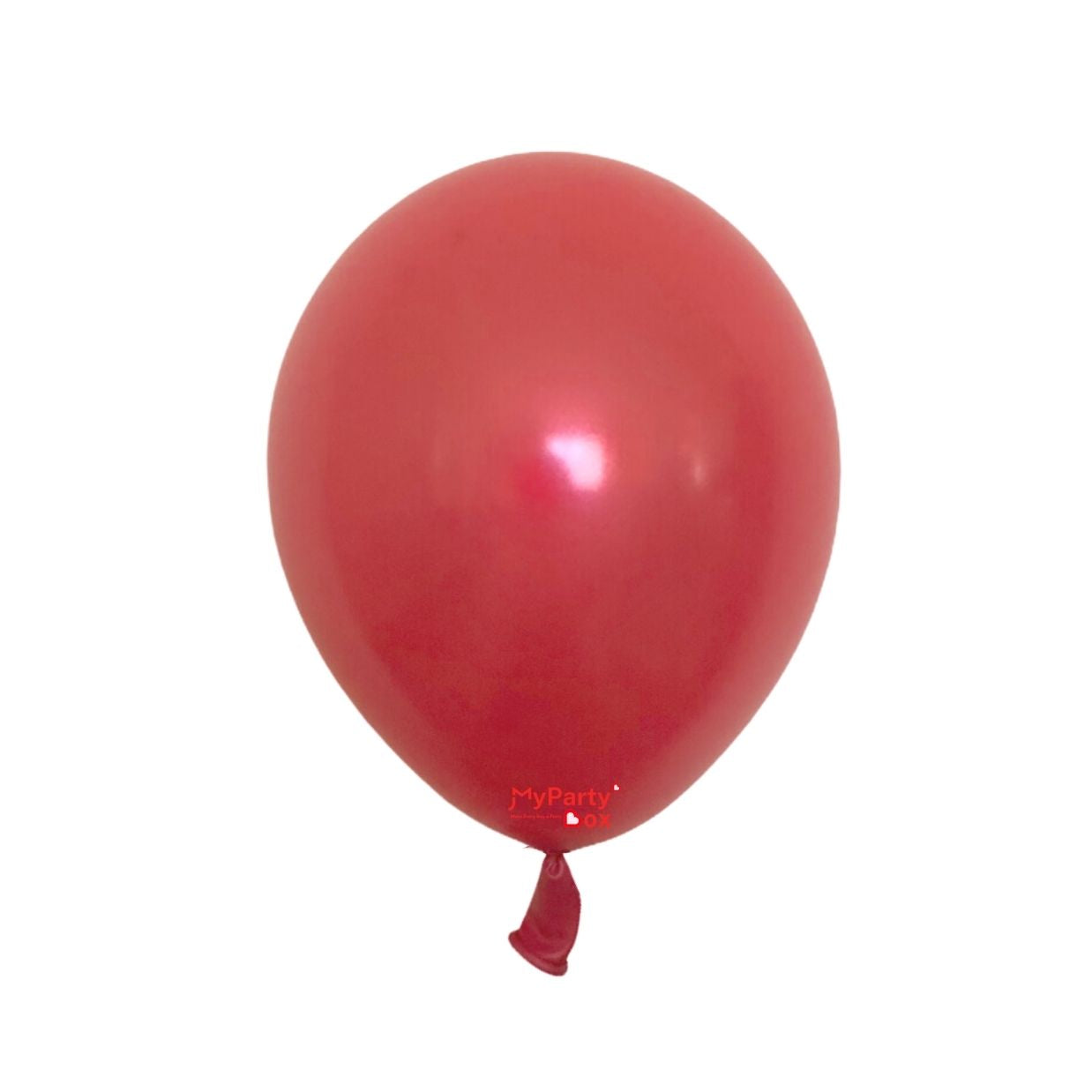 Qualatex Pearl Ruby Red Latex Balloon l Helium l My Party Box ...