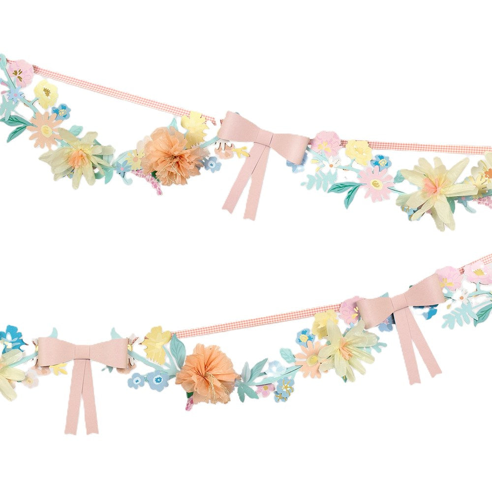 Meri Meri Flower & Bow Garland l Bow Theme Party in Auckland NZ ...