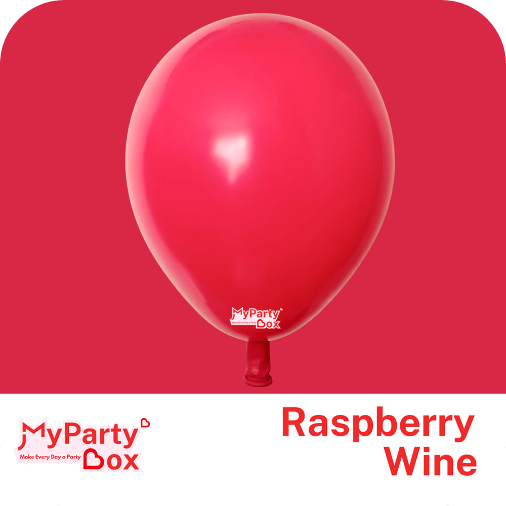Raspberry Wine Double Stuffed Latex Balloon l Party Shop l My Party Box ...