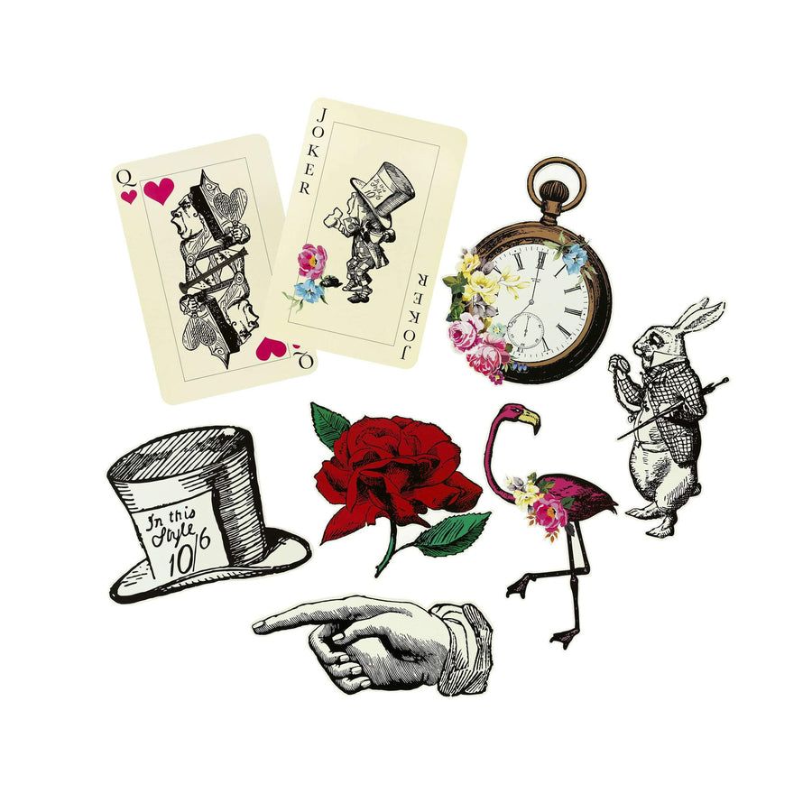 Alice in Wonderland Prop Set of 8 l Prop l Party Decoration l My Party ...